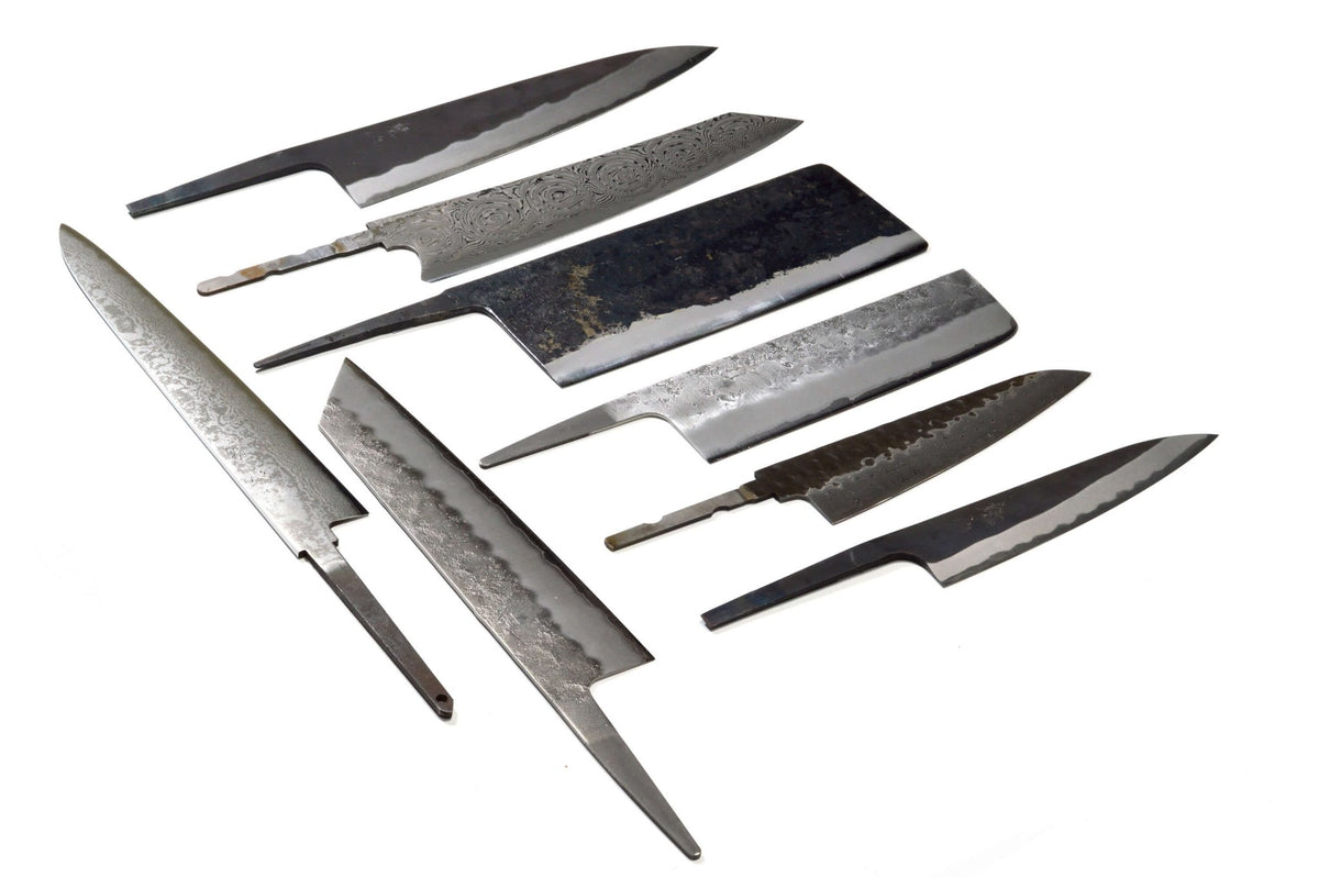 Kitchen Knives (Blades Only) | Without Handles for Self-Customization ...