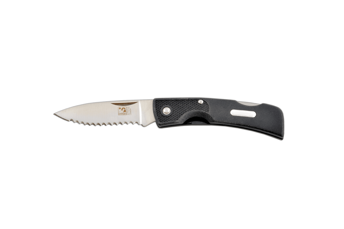 Grohmann Featherweight | Serrated Folding Knife 75mm (4110)