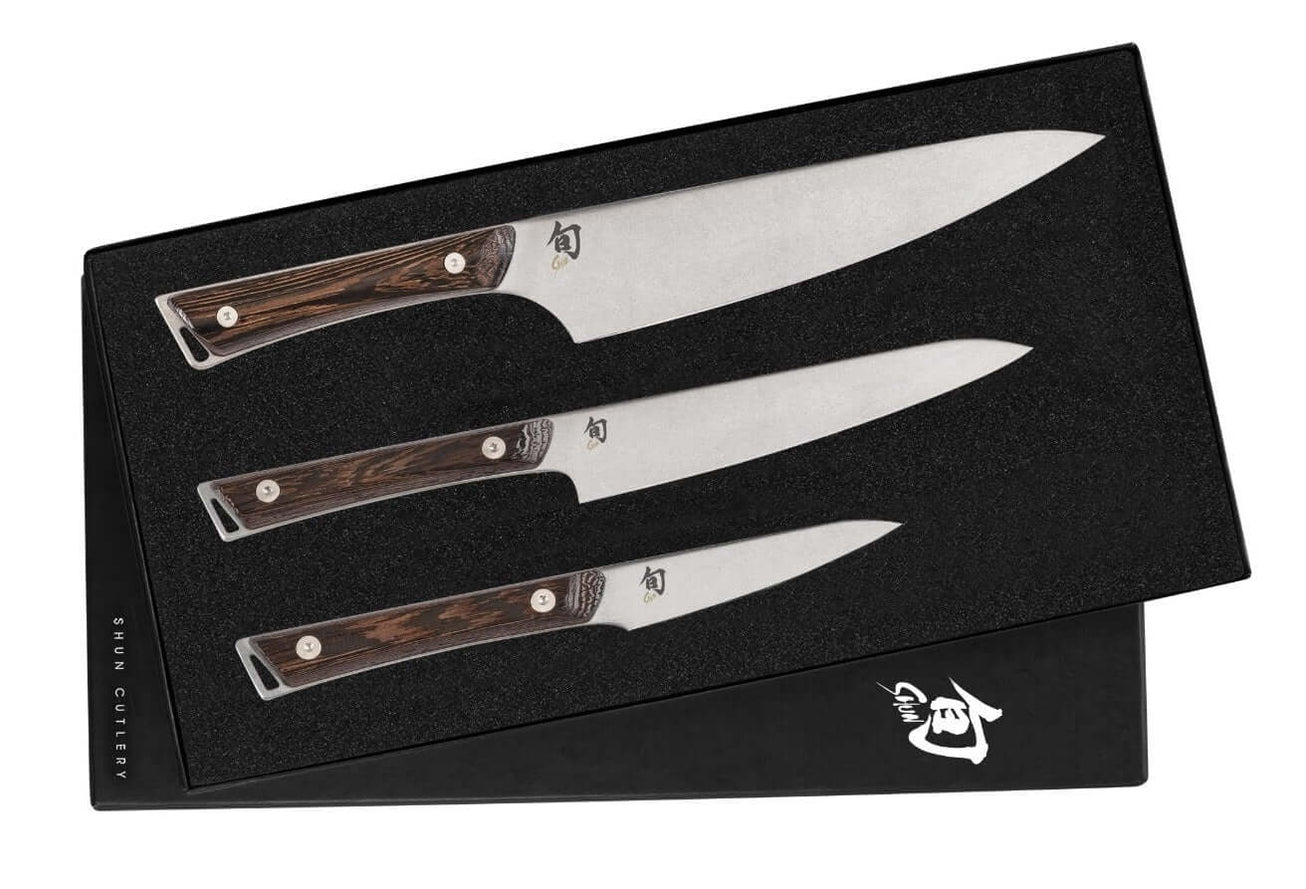 Shun Japan Kanso Series | 3-Pcs Starter Knife Set (SWTS0351)