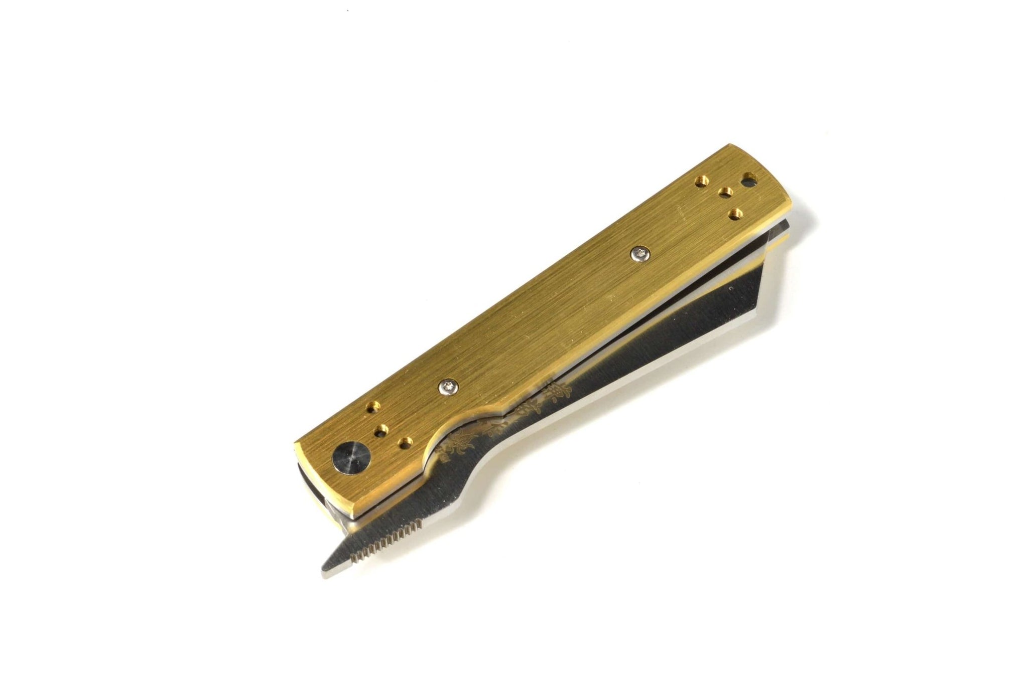 Tanzaki-Tou | Japanese Brass Folding Knife 90mm